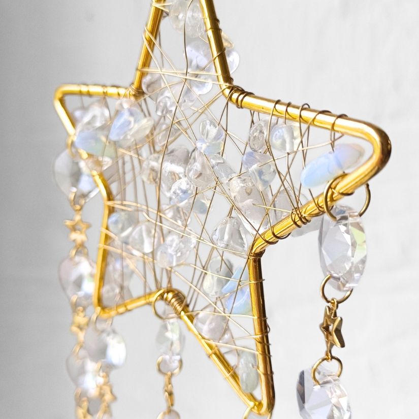 Návod | Lapač slunce s minerálními zlomky - Korálkárna Rooya